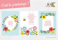 Téléchargement – Cartes Printemps / Poésies – Le blog SavoirsPlus