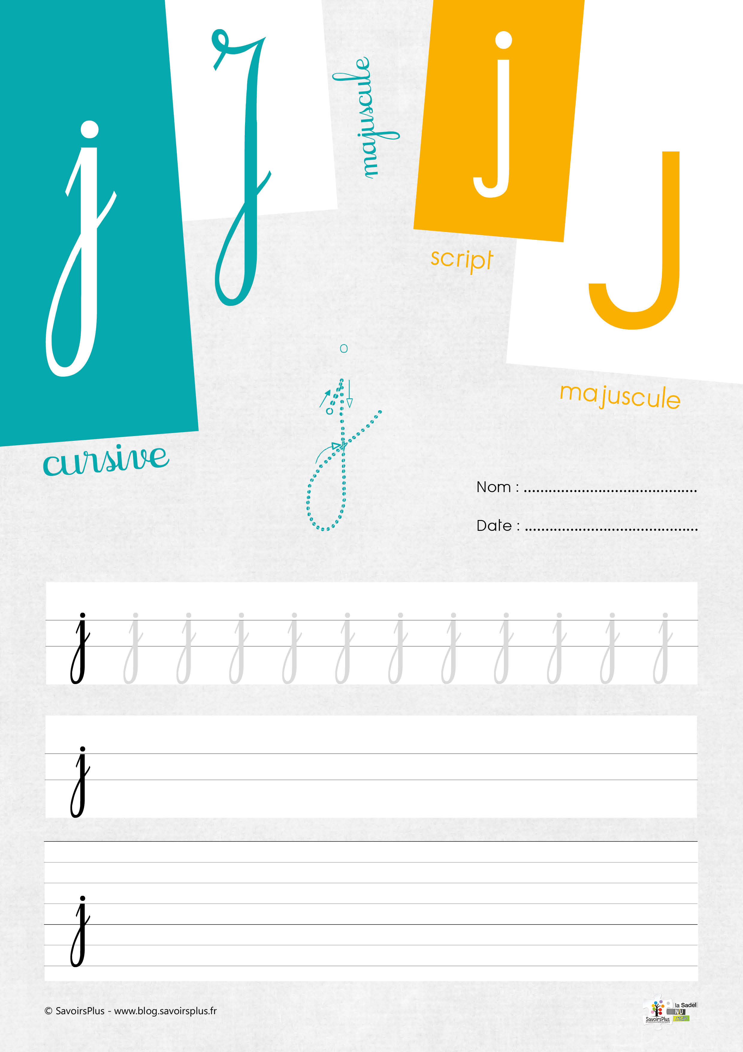 Téléchargement – Fiches d’écriture – Le blog SavoirsPlus