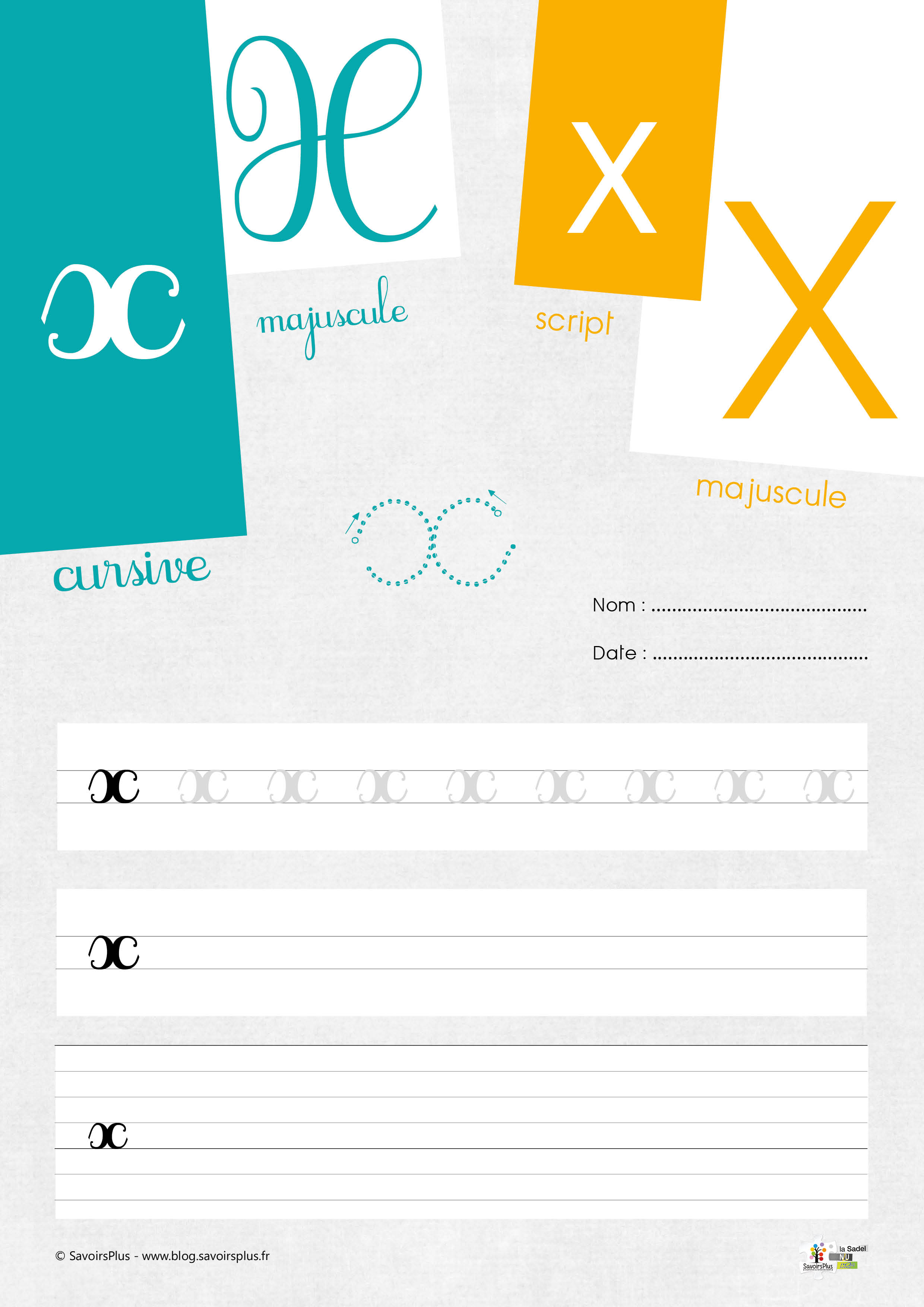 Téléchargement – Fiches d’écriture – Le blog SavoirsPlus