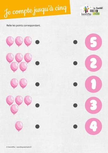 Téléchargement – Je compte jusqu’à cinq – Le blog SavoirsPlus