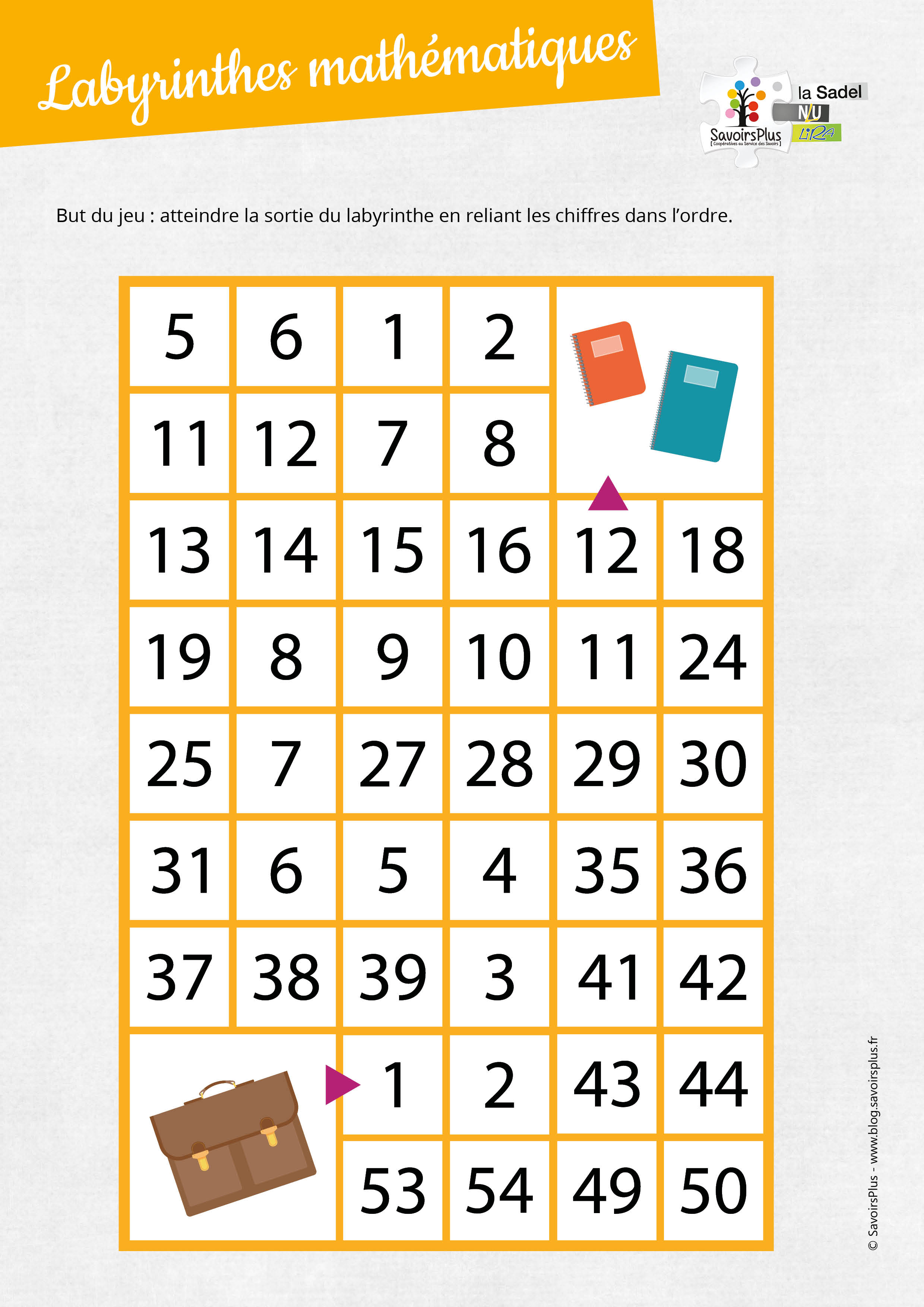Téléchargement – Les labyrinthes mathématiques – Le blog SavoirsPlus