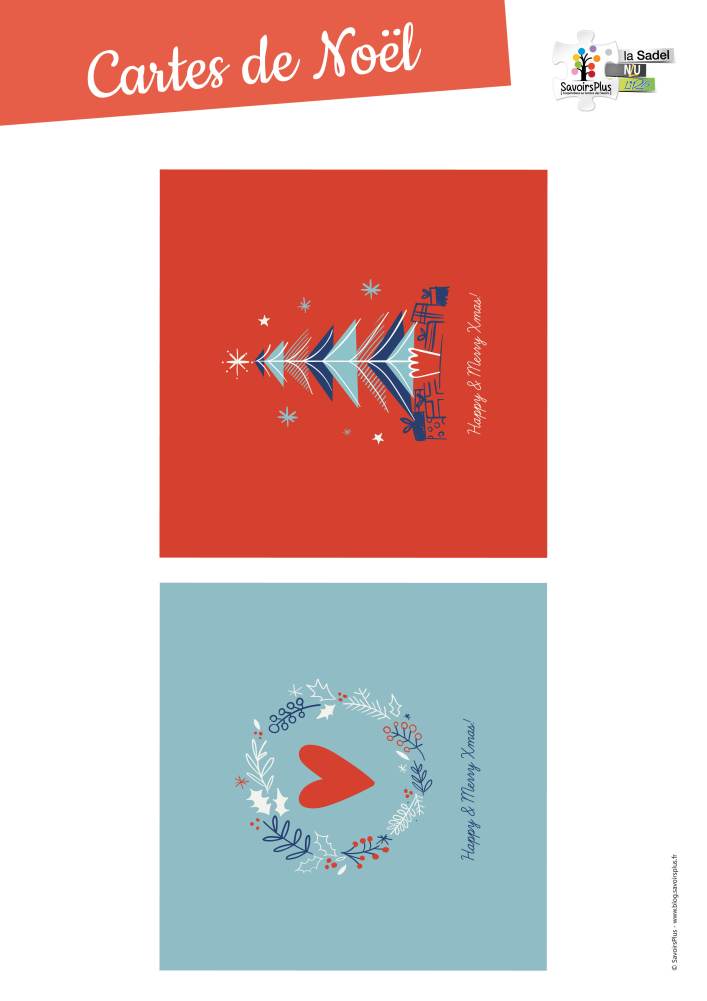 Téléchargement – Cartes de Noël – Le blog SavoirsPlus