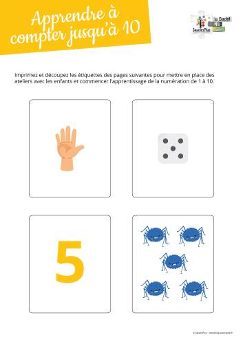 Téléchargement – Apprendre à compter jusqu’à 10 – Le blog SavoirsPlus
