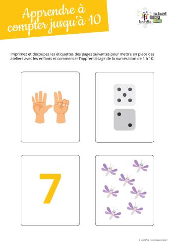 Téléchargement – Apprendre à compter jusqu’à 10 – Le blog SavoirsPlus