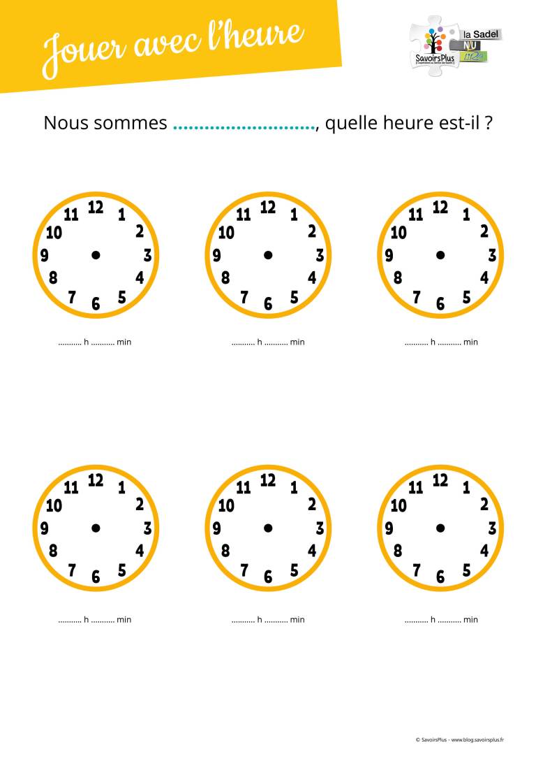 Téléchargement – Jouer avec l’heure – Le blog SavoirsPlus