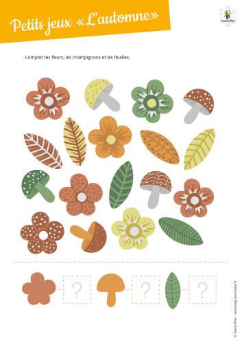 Téléchargement – Petits jeux « L’automne » – Le blog SavoirsPlus