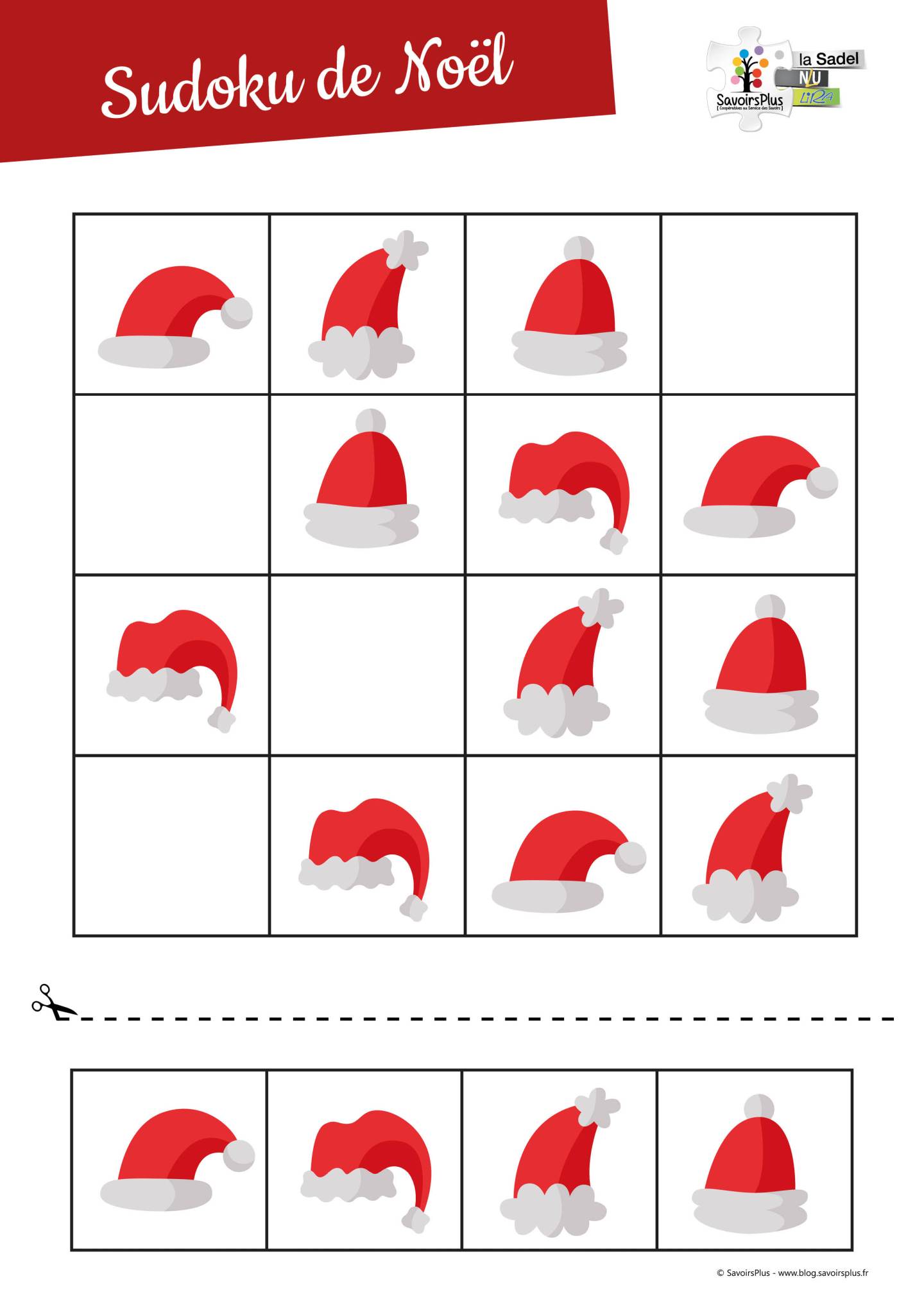 Téléchargement – Sudoku de Noël – Le blog SavoirsPlus