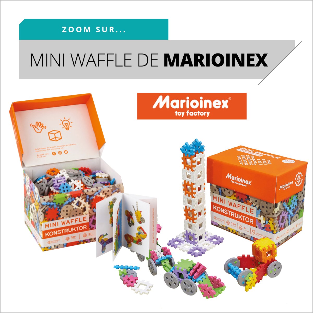 Actualité – Zoom sur nos nouveautés 2021 : Mini Waffle de Marioinex ...