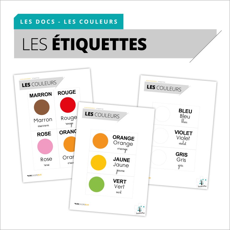 LES DOCS – Les couleurs : Les étiquettes – Le blog SavoirsPlus