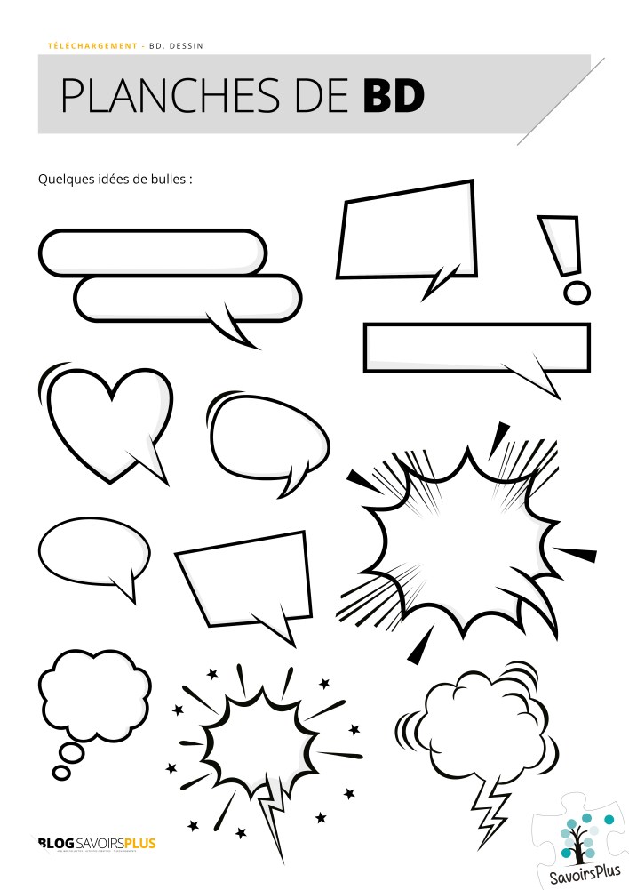 Téléchargement – Planches de BD – Le blog SavoirsPlus