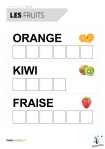 LES DOCS – Les fruits : Fiches d’écriture – Le blog SavoirsPlus