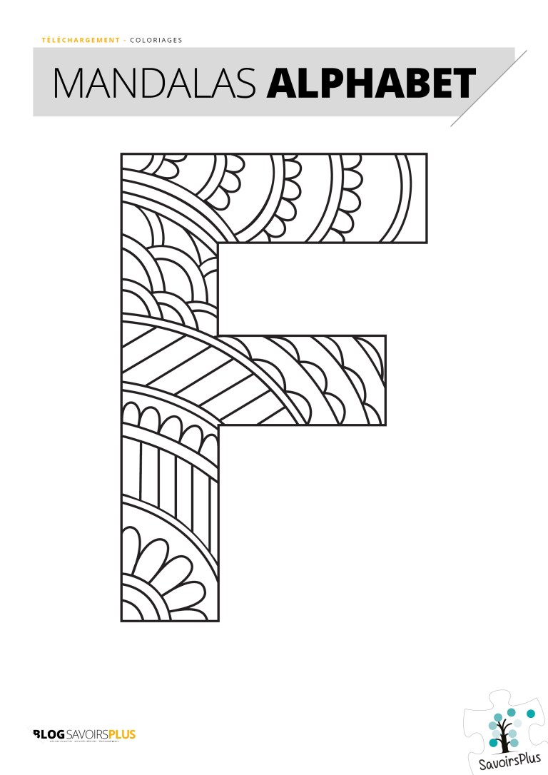 Téléchargement – Mandalas alphabet – Le blog SavoirsPlus