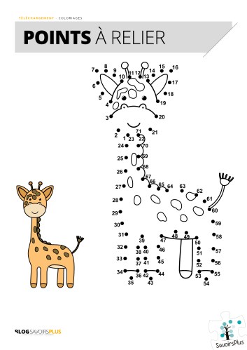 Téléchargement – Points à relier – Le blog SavoirsPlus