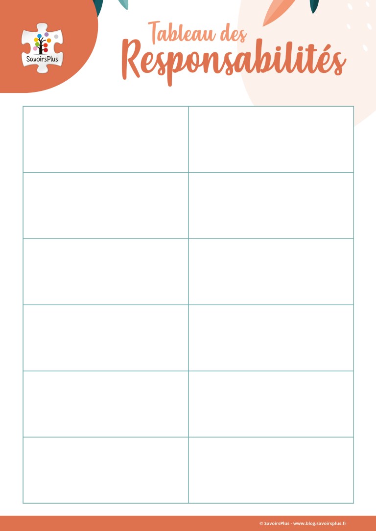 Téléchargement – Tableau des responsabilités – Le blog SavoirsPlus