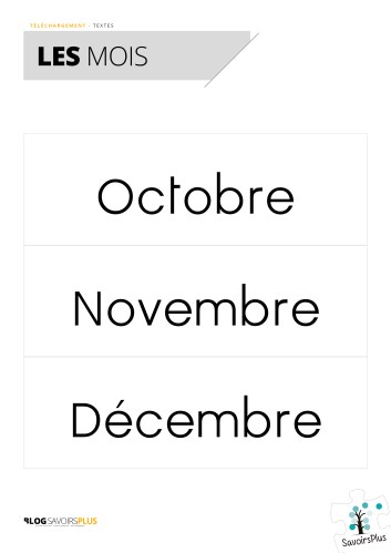 LES DOCS – Les mois : Les fiches textes – Le blog SavoirsPlus