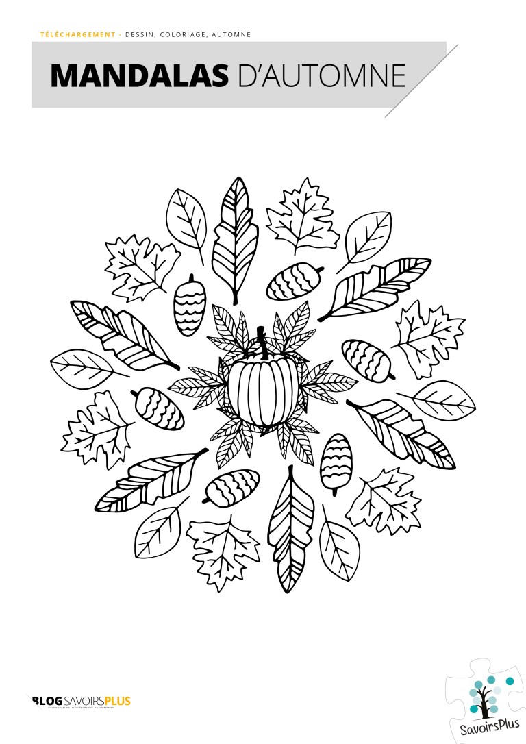 Téléchargement – Mandalas d’Automne – Le blog SavoirsPlus