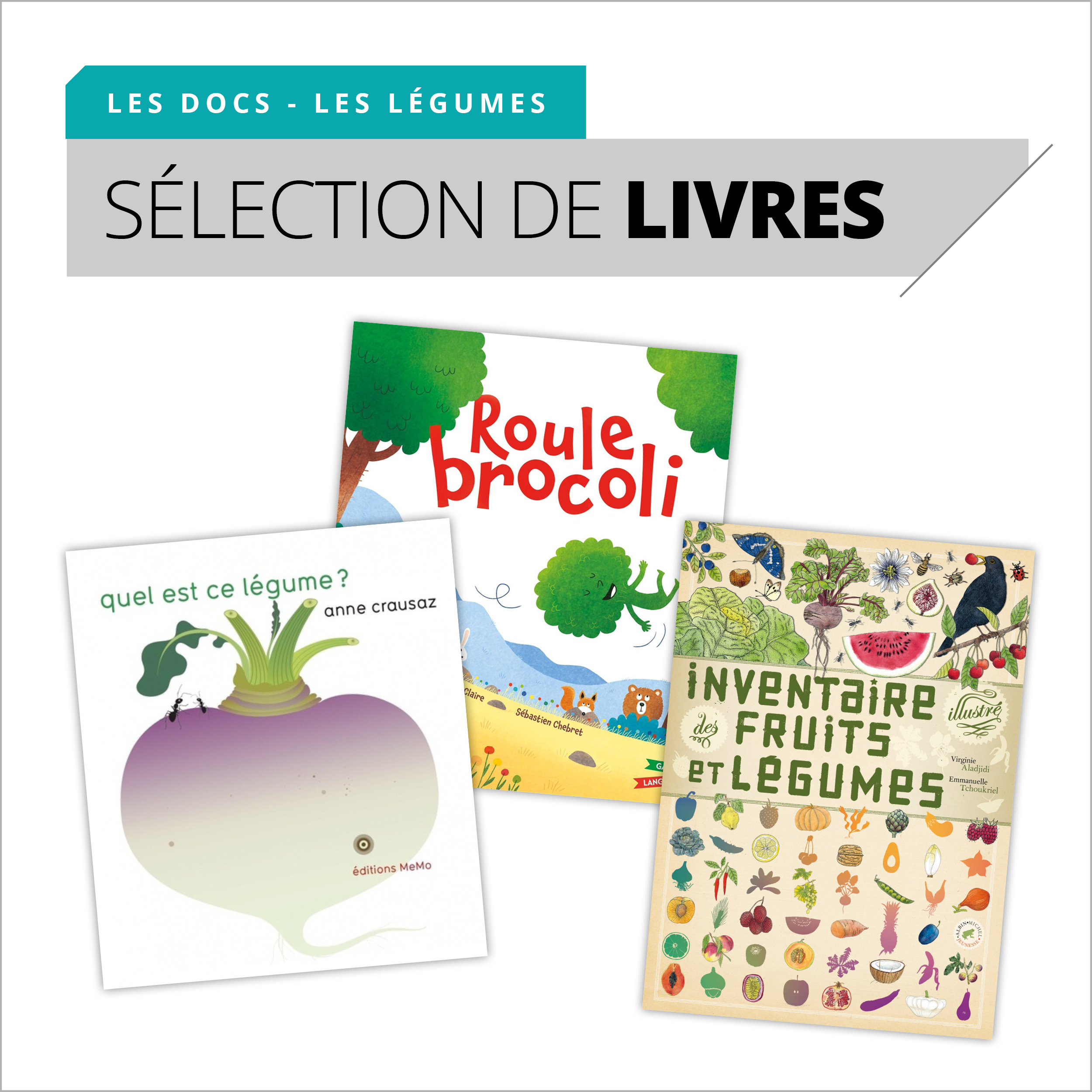LES DOCS – Les légumes : Sélection de livres – Le blog SavoirsPlus