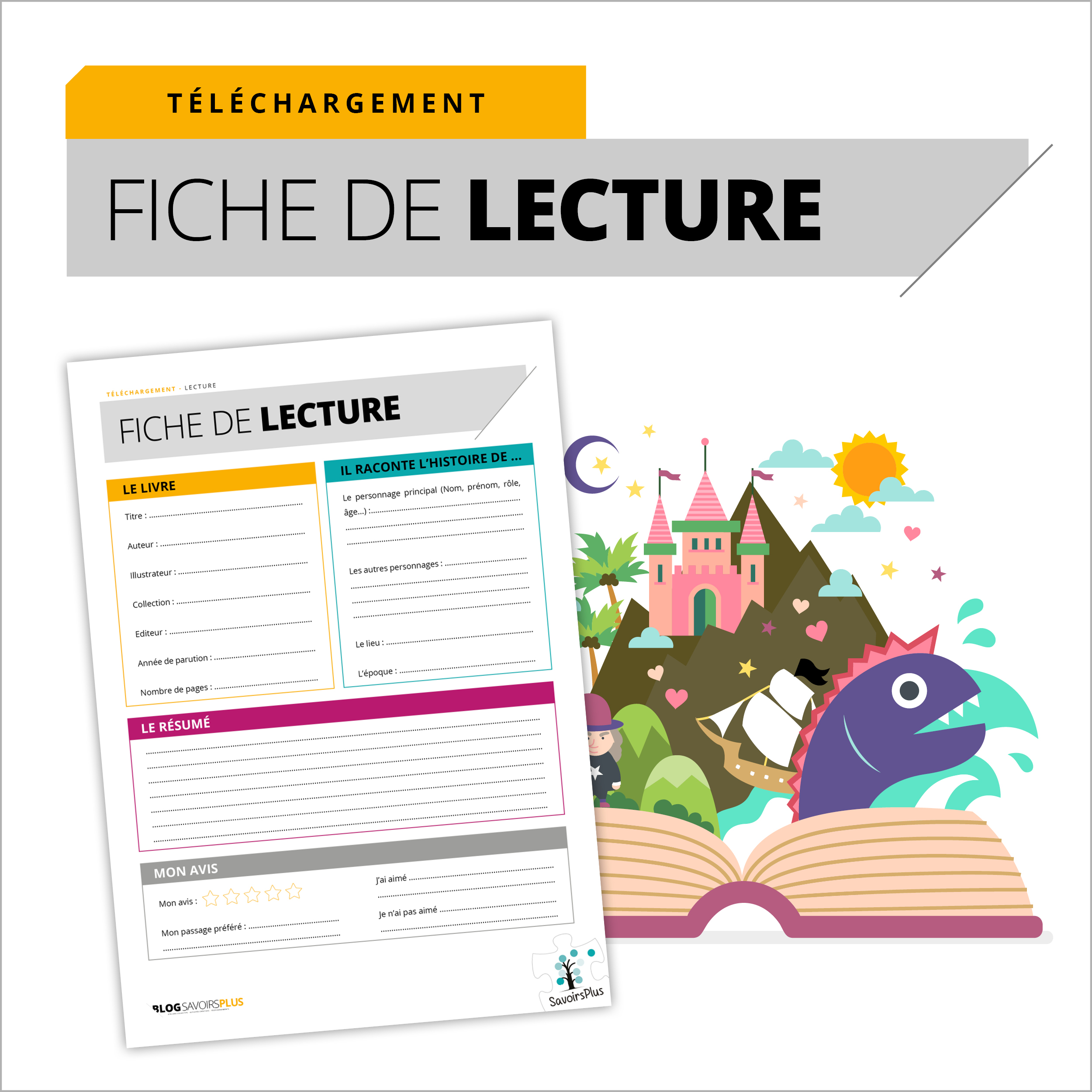 Téléchargement – Fiche de lecture – Le blog SavoirsPlus