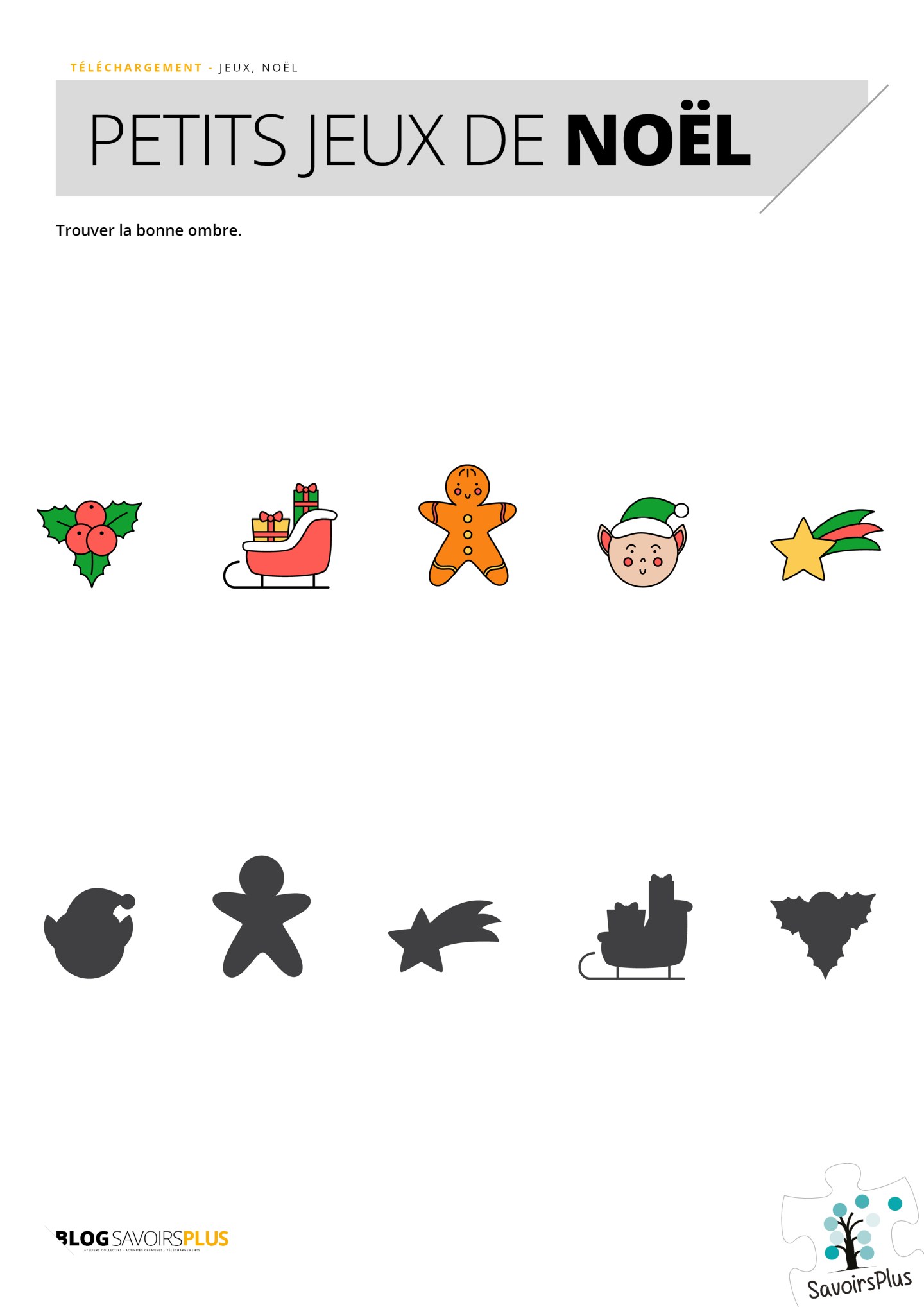 Téléchargement – Petits jeux de Noël – Le blog SavoirsPlus