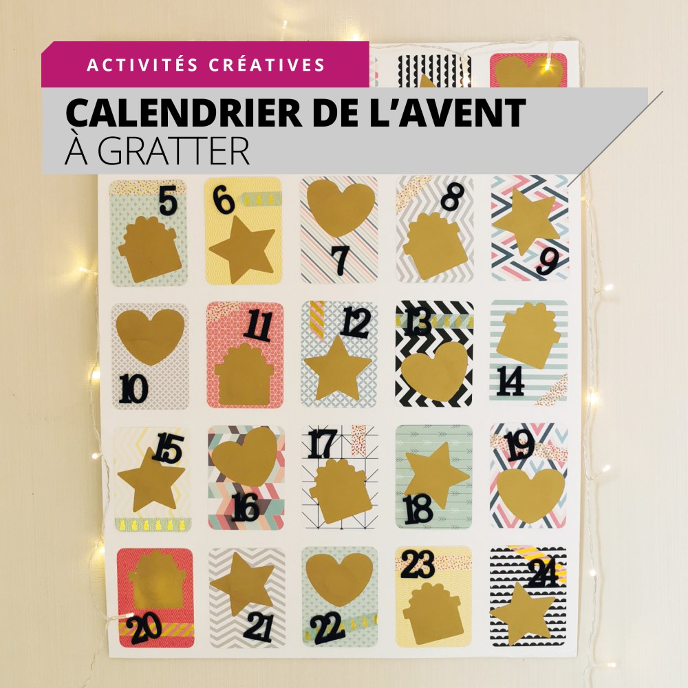 Calendrier De L Avent Jeu A Gratter